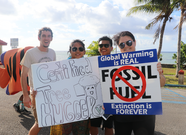 Guam residents demand change: “There is No Planet B” - Medill Reports ...